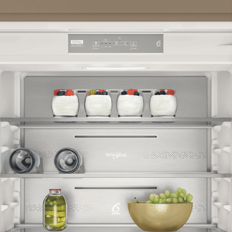 Whirlpool Built-In Fridge Freezer 193CM, No Frost, 70CM Width - Crosscraft